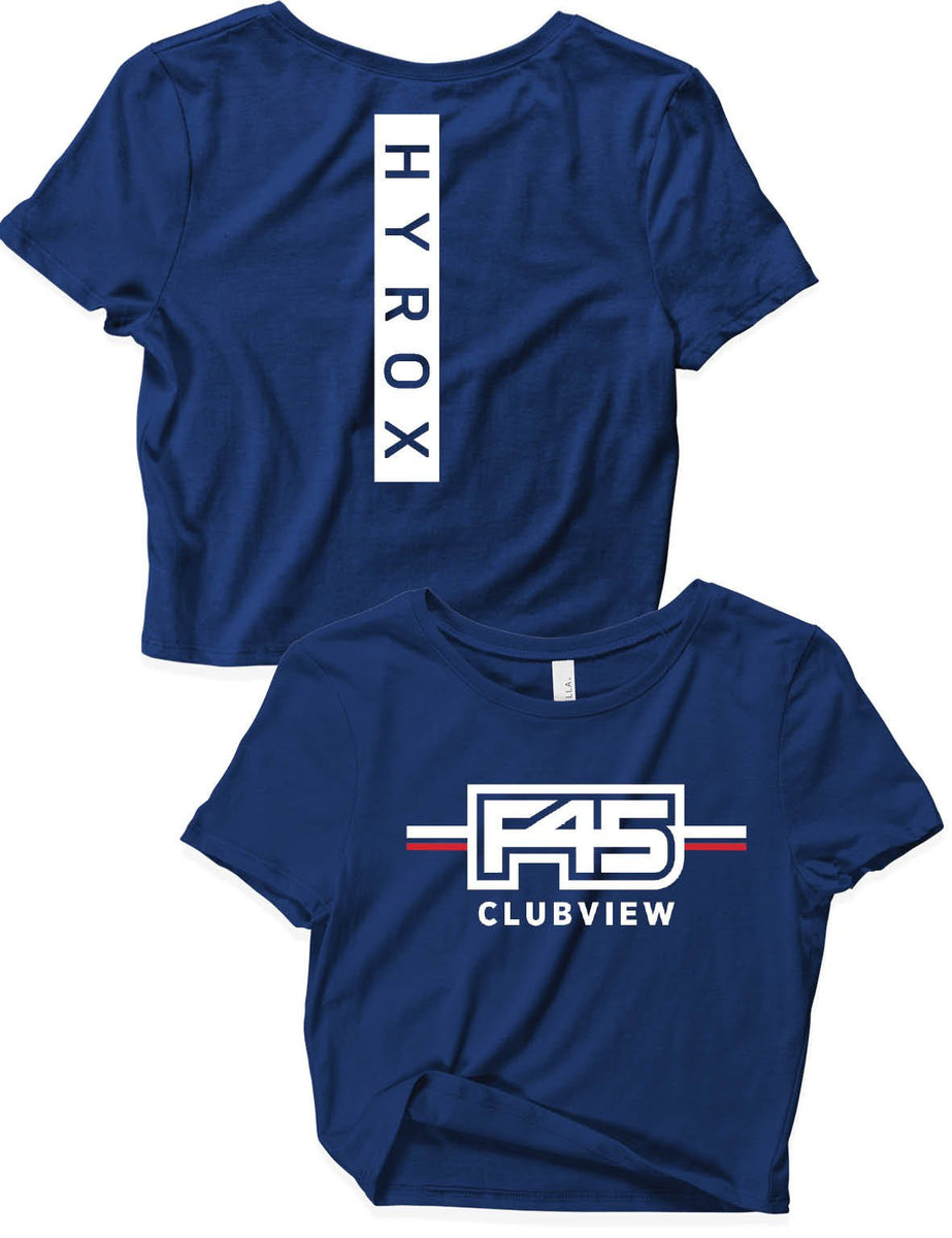 Ladies Crop Tops - Hyrox - F45 – AMRAP