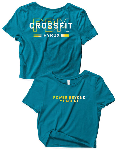 Ladies Crop Tops - Hyrox Gradient - PBM – AMRAP